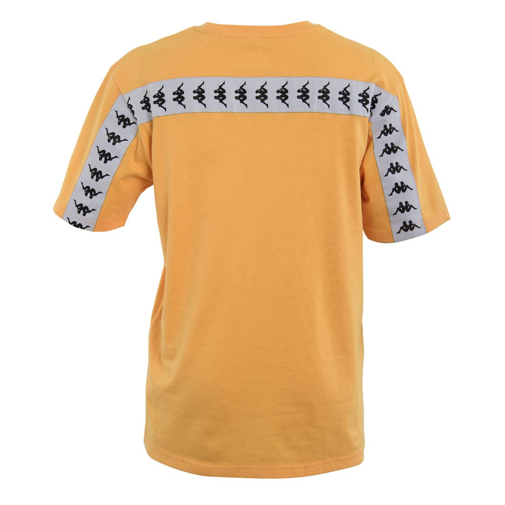 Polera Men Orange Banda Back Cross White – Kappa Chile