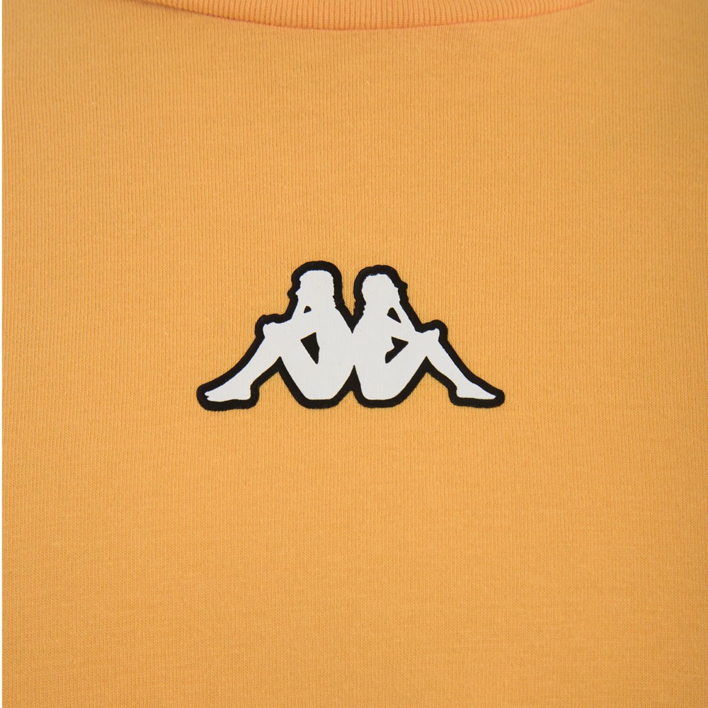 Polera Men Orange Banda Back Cross White – Kappa Chile