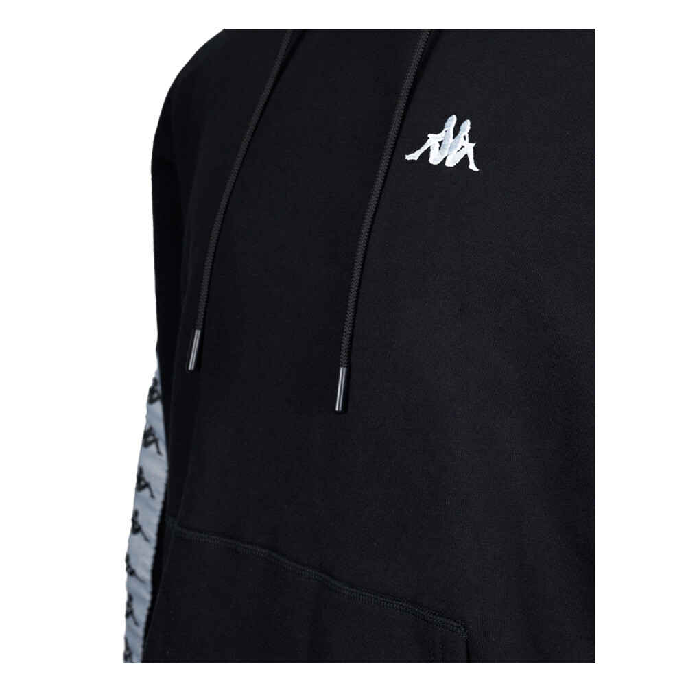 Polerón Kappa Men Hoodie Black Banda Omini White – Kappa Chile