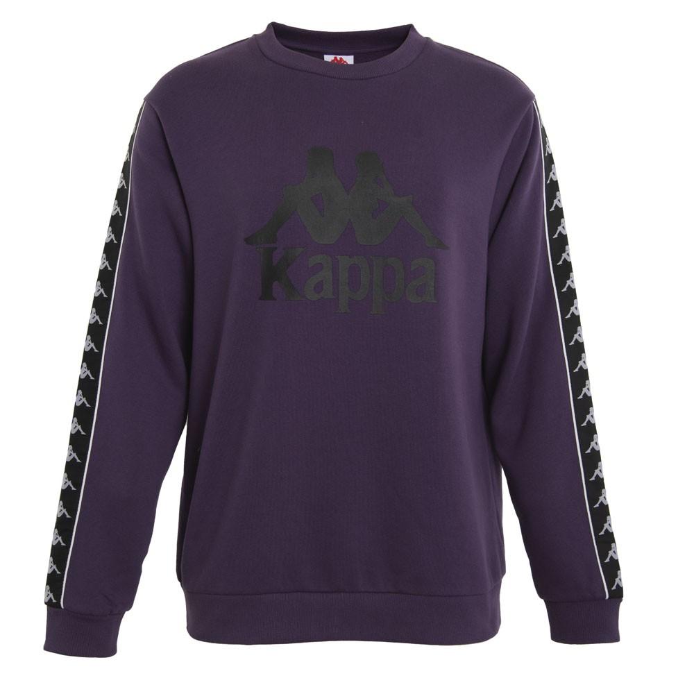 Poleron Men Crew Purple Banda Black – Kappa Chile