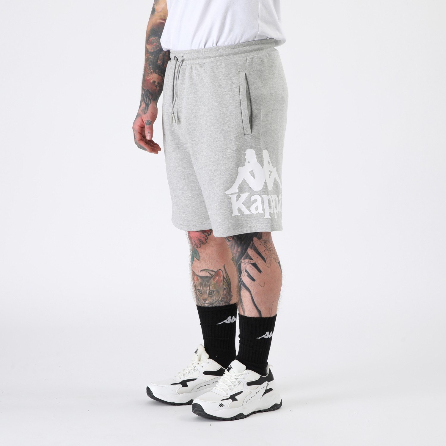 Short Kappa Men Grey Omini White – Kappa Chile