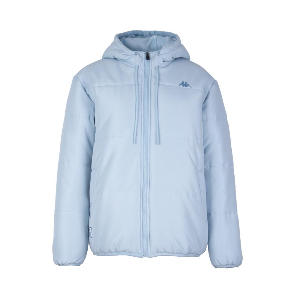 Parka Women Full Zip Light Blue – Kappa Chile